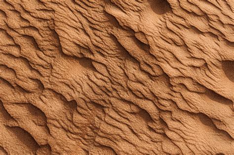 砂漠の砂の質感波状の砂の背景トップビュー からっぽのストックフォトや画像を多数ご用意 からっぽ ウクライナ カラフル Istock