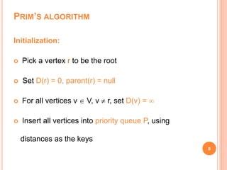 GRAPH APPLICATION - MINIMUM SPANNING TREE (MST) | PPTX | Computing | Technology & Computing