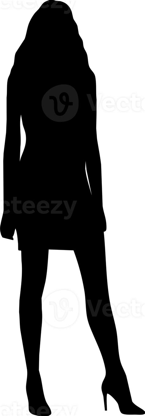 Silhouette Of Model Woman 24583872 Png