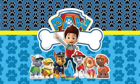 Topo De Bolo Patrulha Canina Baixe Gratuito Pronto Para Imprimir