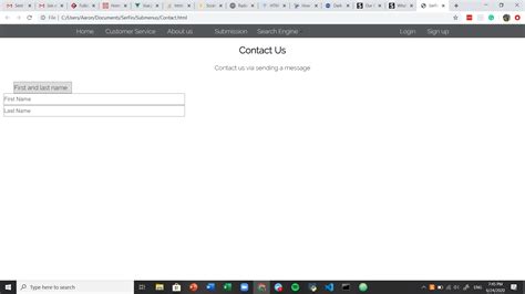 Html How Can I Move Both Of My Input Text Fields Into The Same Row Stack Overflow