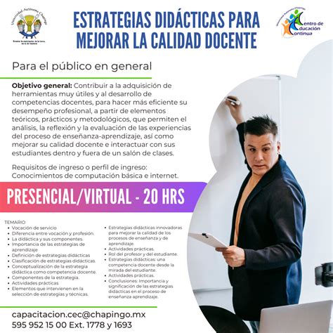Estrategias didácticas para mejorar la calidad del docente Virtual CEC
