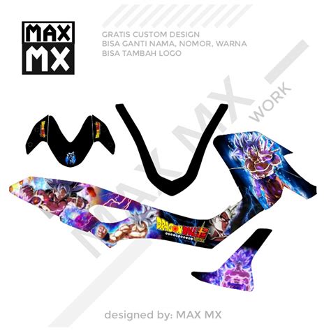 Jual Decal Nmax New Full Body Motif Anime Manga Dragon Ball Stiker Motor Sticker Striping