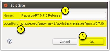 Papyrus Rt User User Guide Installation Eclipsepedia
