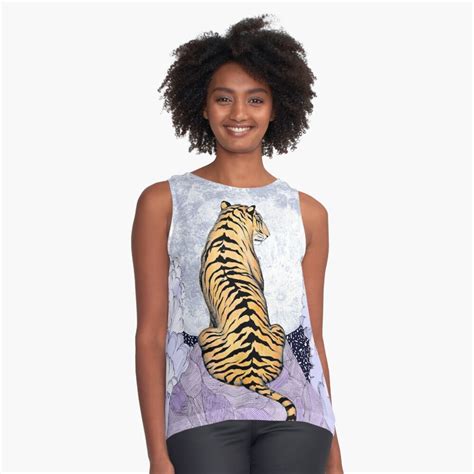 Tiger Moon Colour Version Sticker For Sale By Ecmazur Redbubble