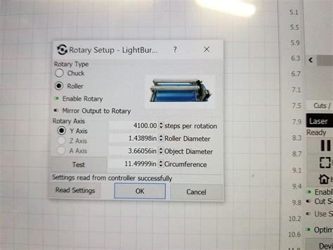 Stretching In Y Axis On Rotary LightBurn Software Questions OFFICIAL