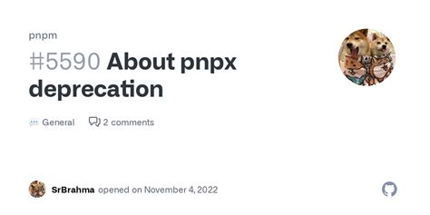 About Pnpx Deprecation Pnpm Discussion GitHub