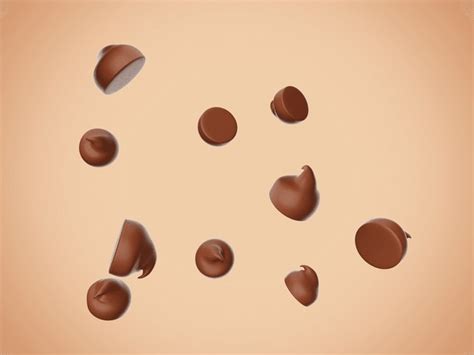 236 Chocolate Chip Drops Falling Images Stock Photos 3D Objects