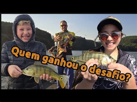 Desafio Quem Pega Mais Peixe YouTube
