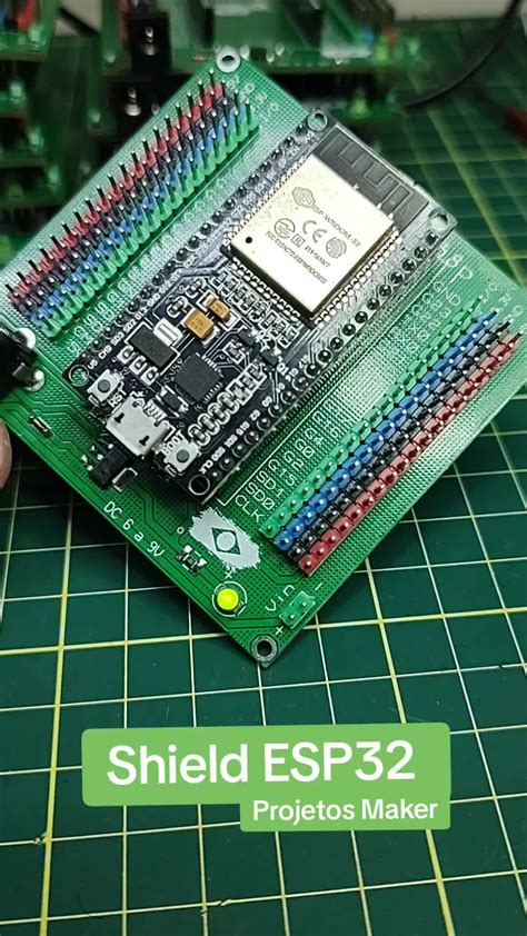 Shield Esp32 38 Pinos Projetos Maker Projetos Maker Projetosmaker
