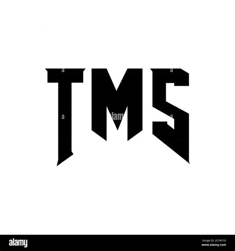 TMS Letter Logo Design For Technology Company TMS Logo Design Black And White Color Combination