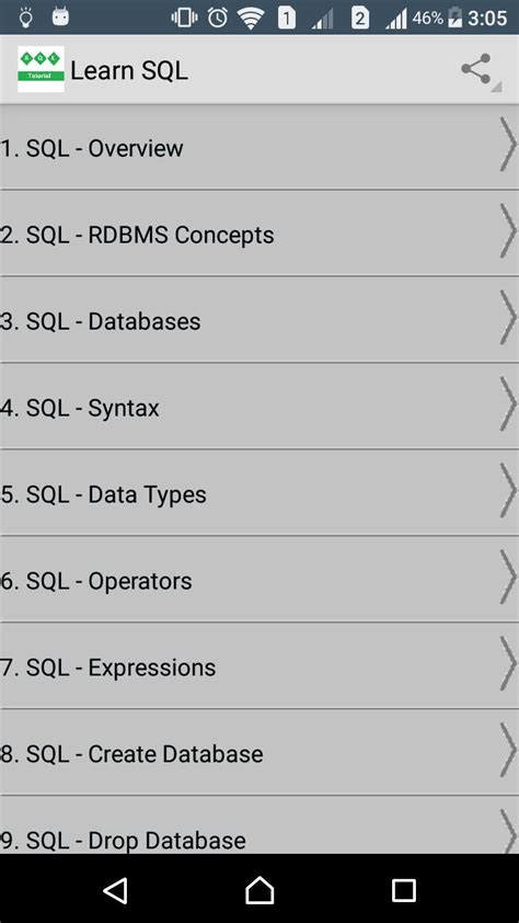 learn sql apk for android download