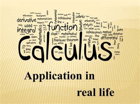Calculus Real World Application Of Limits Pptx