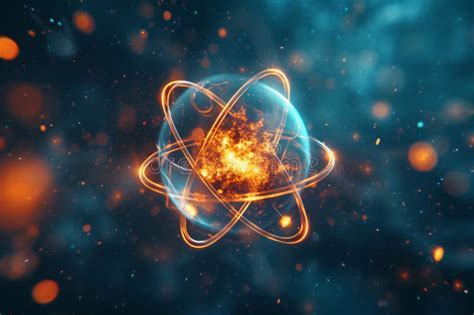 Atomic Nuclear Model Nanostructured Core The Nucleus Of An Atom