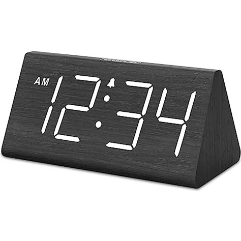 Reviews For Dreamsky Wooden Digital Alarm Clocks For Bedrooms Bestviewsreviews