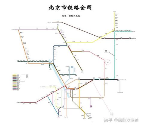 北京铁路全图（第1版） 知乎