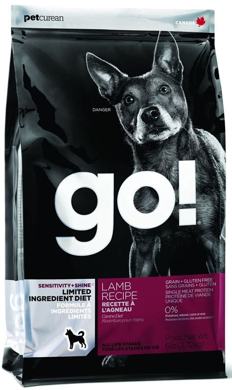 GO! Natural Holistic Sensitivity + Shine Lamb Dog Recipe Grain Free ...