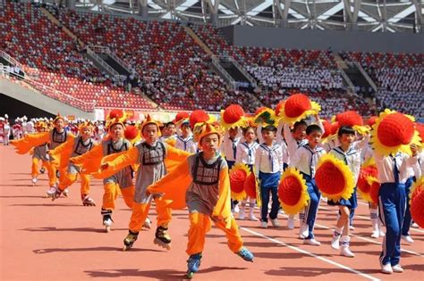 咸阳市2018年学生运动会开幕