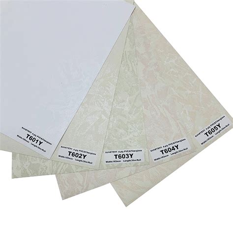 China Waterproof Fiberglass Roller Blinds Blackout Fabric 3m Width