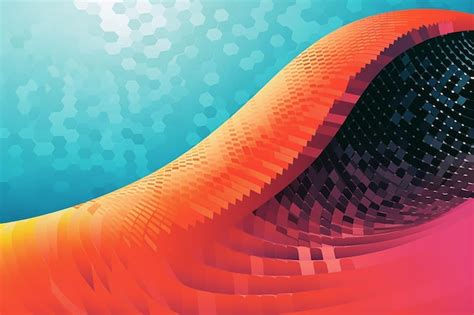 Premium Ai Image Vector Diagonal Shape With Slide Halftone Background