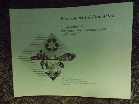 Environmental Education Compendium For Integrated Waste Management And