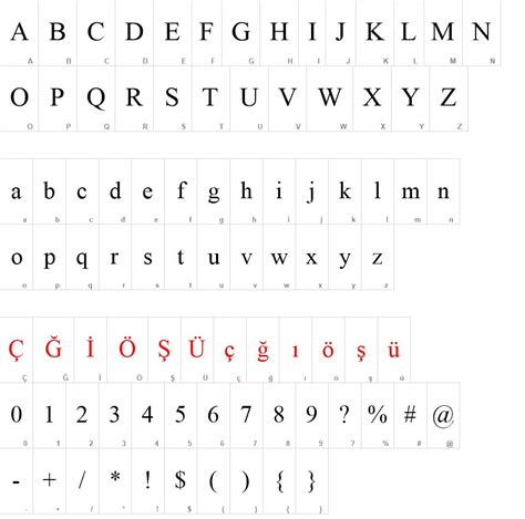 Times New Roman Font Font Tr