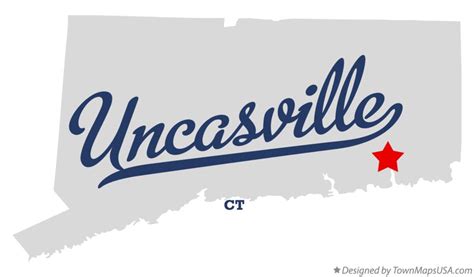 Map Of Uncasville Ct Connecticut