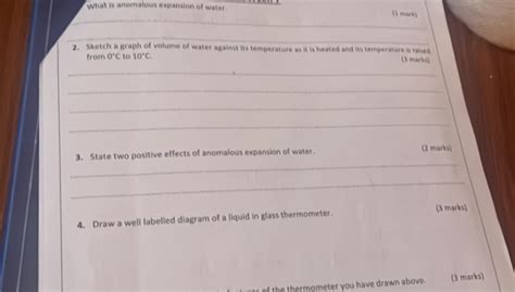 What Is Anomalous Expansion Of Water 2 Sketch StudyX