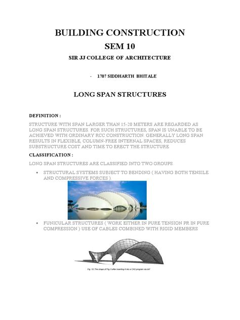 Long Span Structures Pdf Truss Beam Structure