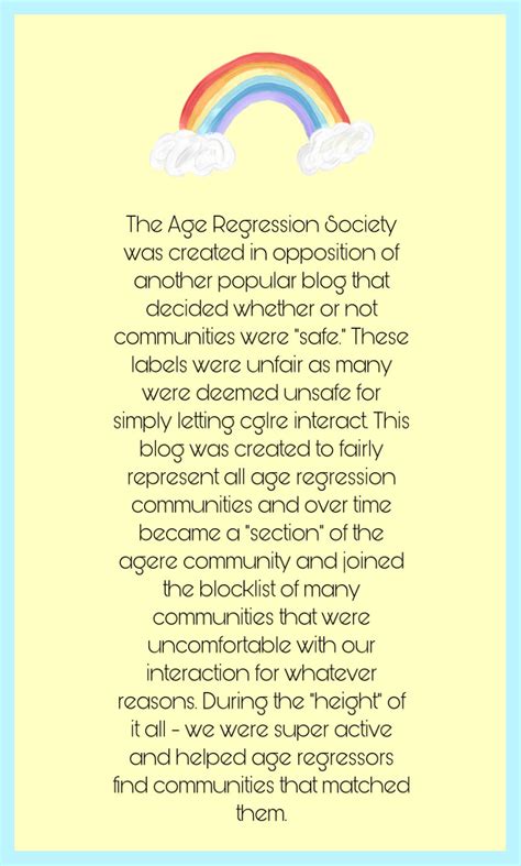 Age Regression Society On Tumblr
