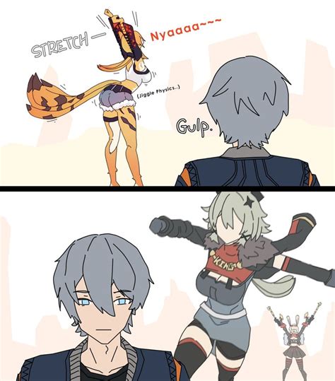 Wise Burnice White Caesar King And Pulchra Fellini Zenless Zone Zero Drawn By Dorahdew