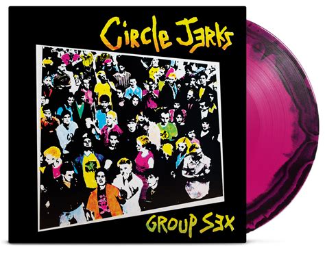 Circle Jerks ‘group Sex Lp 40th Anniversary Black And Pink Vinyl