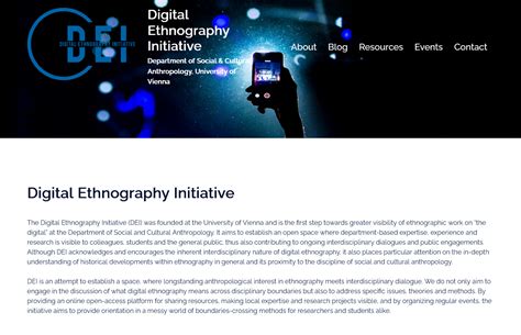 Blog Post Collaborative Ethnography In The Digital Age Towards A New Methodological Framework