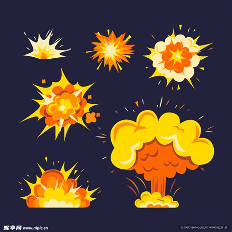 漫画爆炸效果设计图广告设计广告设计设计图库昵图网