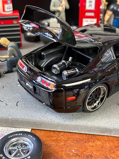 Jada 映画 ワイルドスピード ダイキャストミニカー 124スケール （1995年 トヨタ スープラ ブラック）の通販・販売 アメリカ
