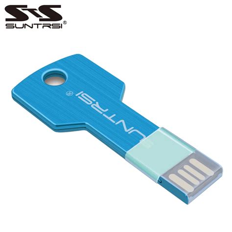 Suntrsi Usb Flash Drive 64gb Metal Key Pendrive 64gb Waterproof Pen