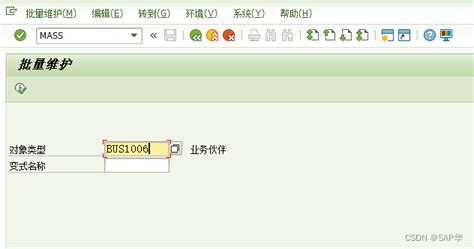 S4 Hana 批量冻结业务伙伴sap Bp批量冻结 Csdn博客