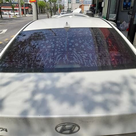 카텔리어 Yf소나타썬팅재시공 나노nf9시공 전면35 측후면5 반반사필름