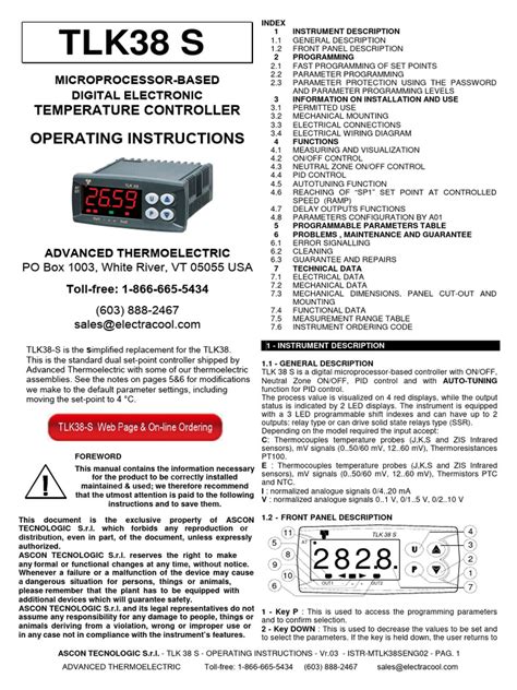 Tlk38s Manual Pdf Parameter Computer Programming Electricity