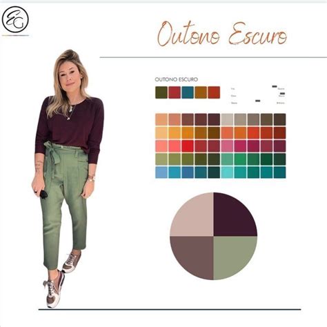 Pin De Vivian Mendes Em Outono Escuro Paleta De Cores Outono Cabelo
