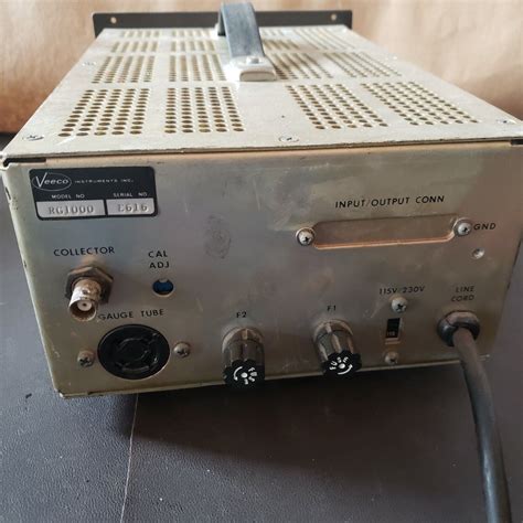 Veeco Rg1000 Vacuum Ion Gauge Power Supply And Monitor Lab