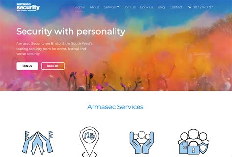 armasec security d3 digital security website development