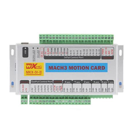 MK IV Mach Motion Card Axis Axis USB Motion Controller MHz CNC Breakout Board For Window