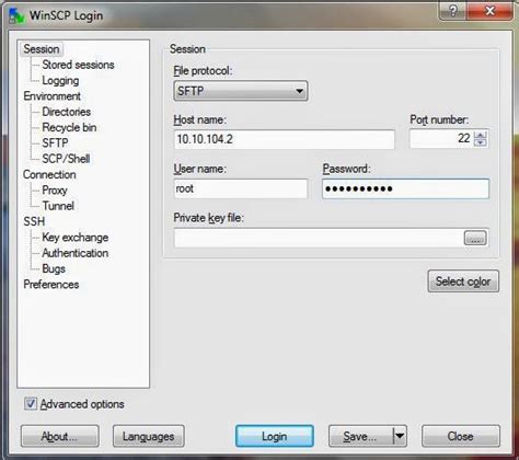 Catatan Risma Tutorial Copy File Menggunakan Winscp