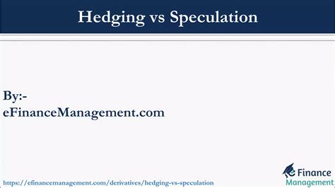 Hedging Vs Speculation Pptx