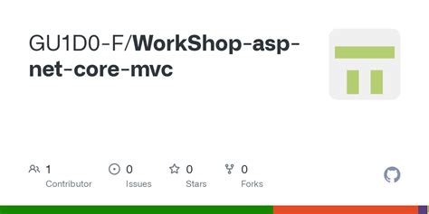 github gu1d0 f workshop asp net core mvc