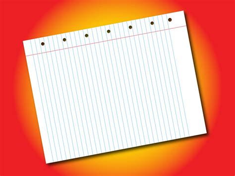 Notebook Paper Vector At Vectorified Com Collection Of Notebook Paper Vector Free For Personal Use