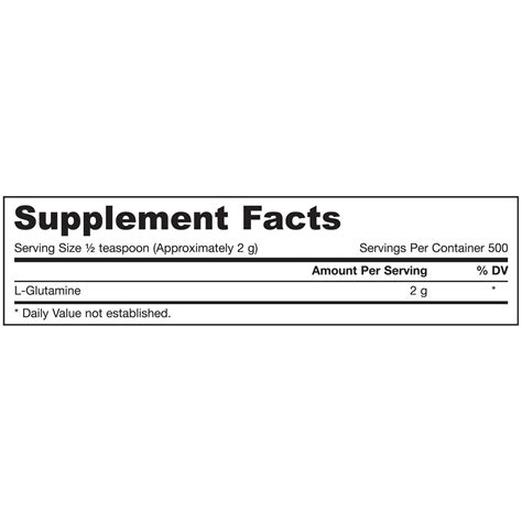 Kaufen L-Glutamine Powder (1000 gram) - Jarrow Formulas - Glutamine