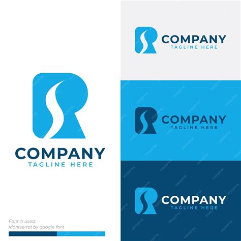 Premium Vector Modern Leter R With Hidden Flow Or Letter S Symbol