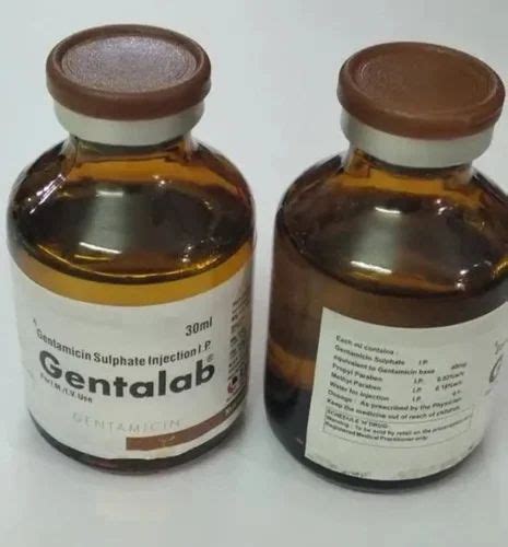 Gentalab Gentamicin Injection At ₹ 190vial In Nagpur Id 2855590595755